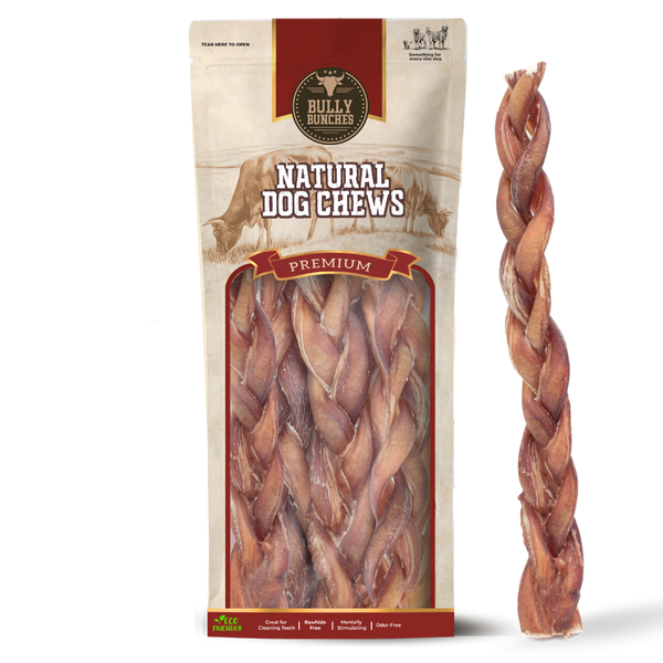 12 Inch Braided Bully Sticks – Bully Bunches